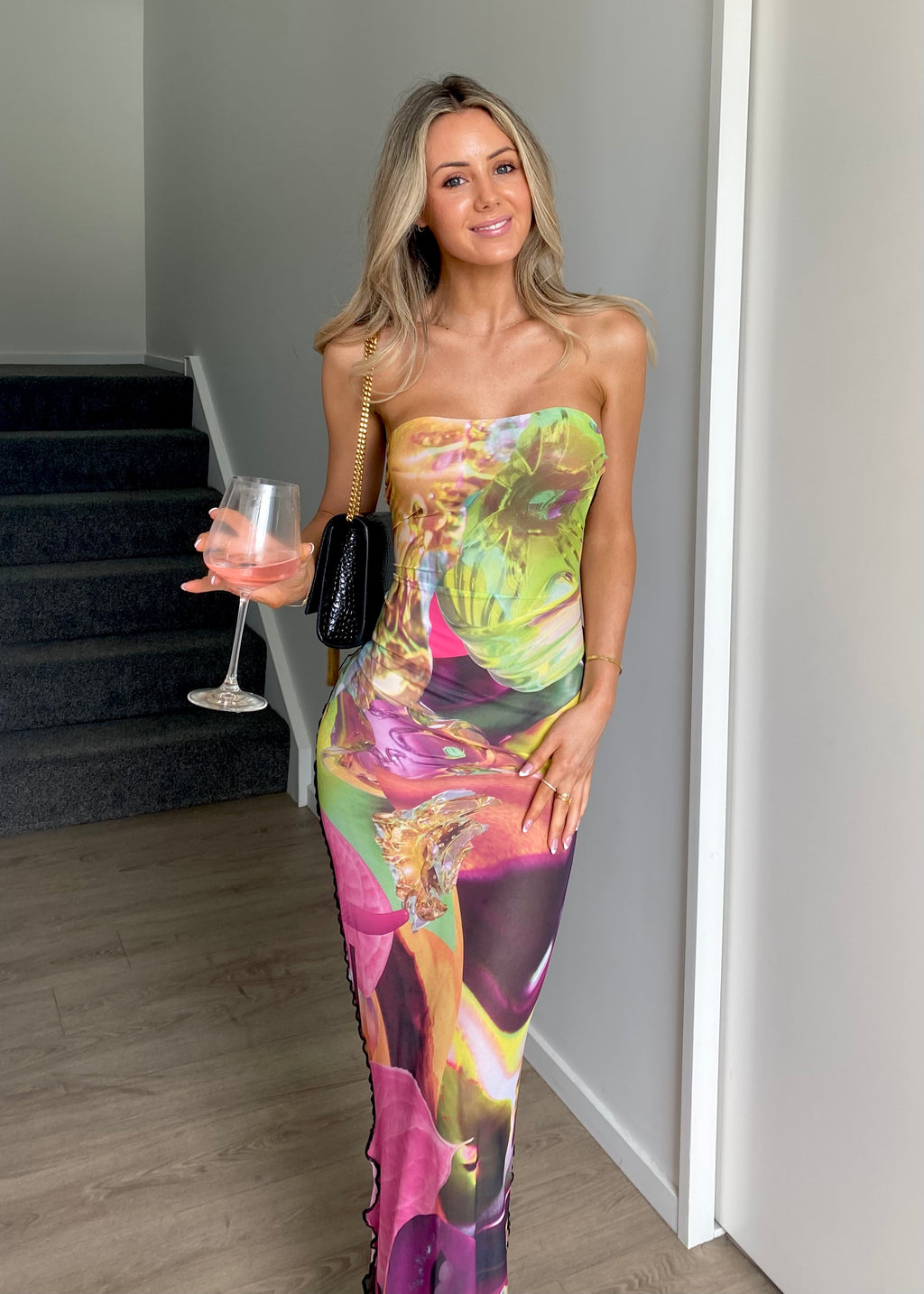 Auné Collections Dawana Cowl Maxi Dress – outfit hire nz